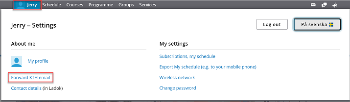 E-mail forward | Student